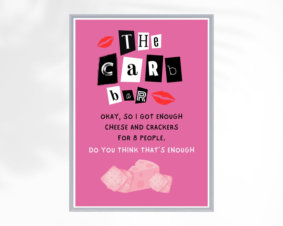 Mean Girls Party Posters Bundle X 10 Mean Girls Printable Etsy