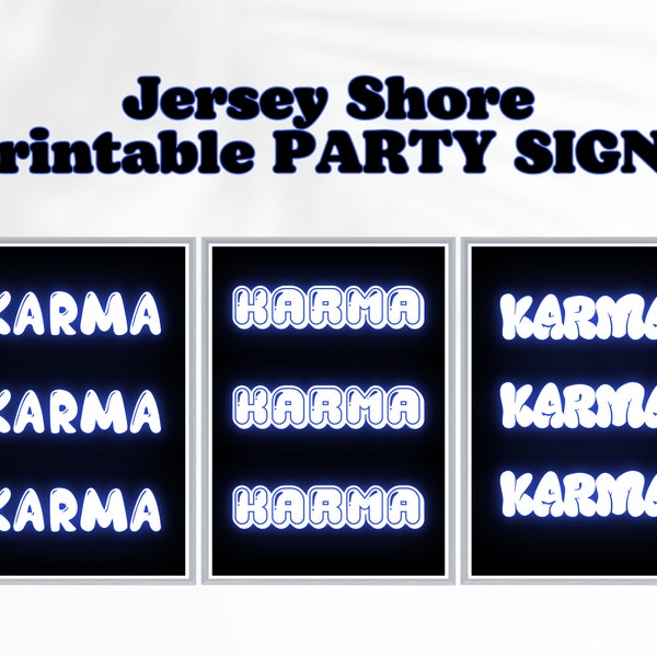 Karma Signs - Etsy