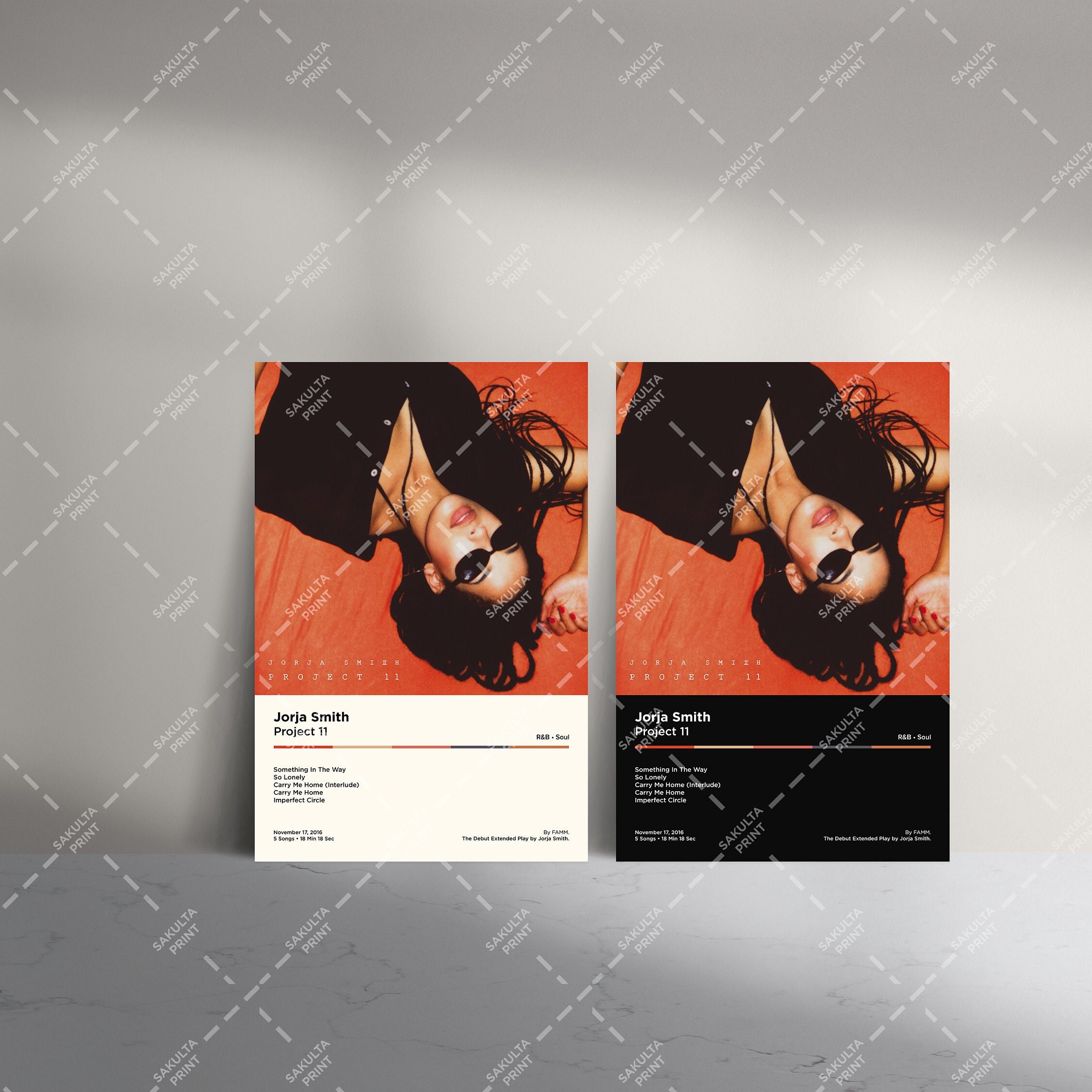 Jorja Smith 3 Set Album Poster / Jorja Smith Posters / Album - Etsy