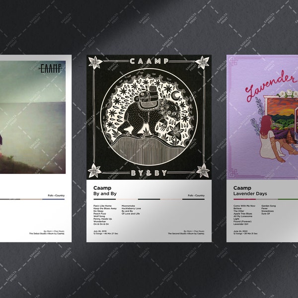 Caamp Lavender Days Album Cover Poster - Etsy