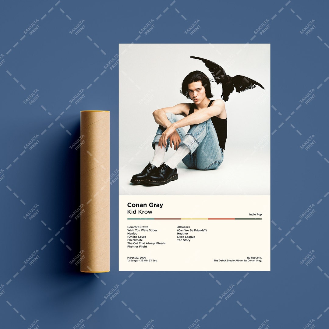 Conan Gray Kid Krow Album Poster / Conan Gray Poster / Album - Etsy