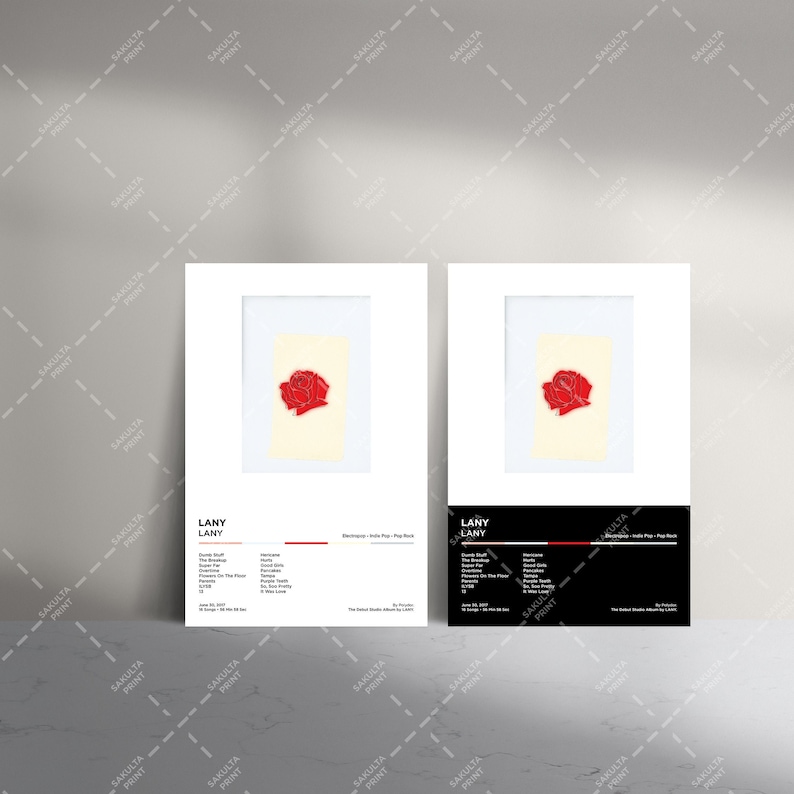 Lany 3 Set Album Poster / Lany Posters / Album Cover Poster / - Etsy