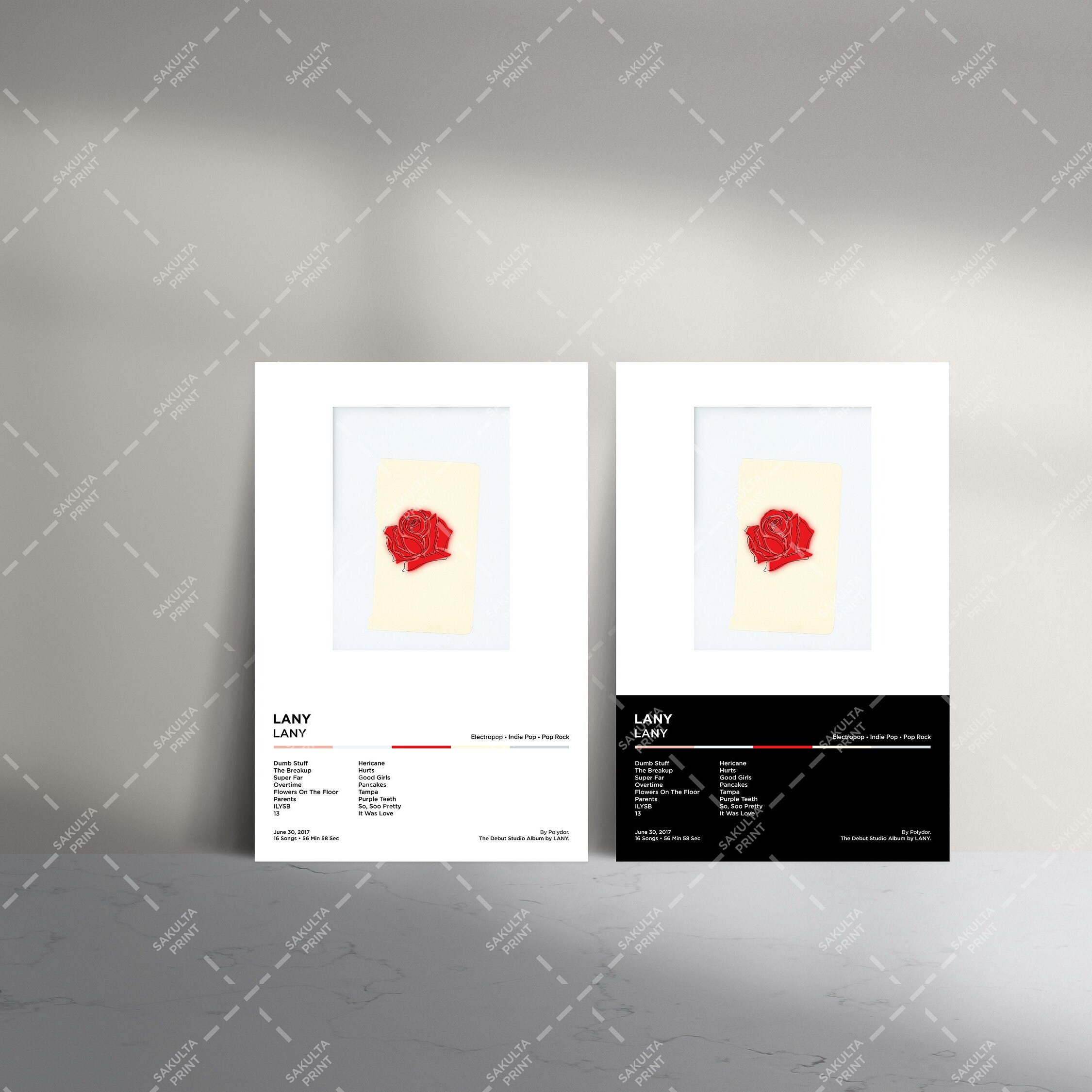 Lany 3 Set Album Poster / Lany Posters / Album Cover Poster / - Etsy