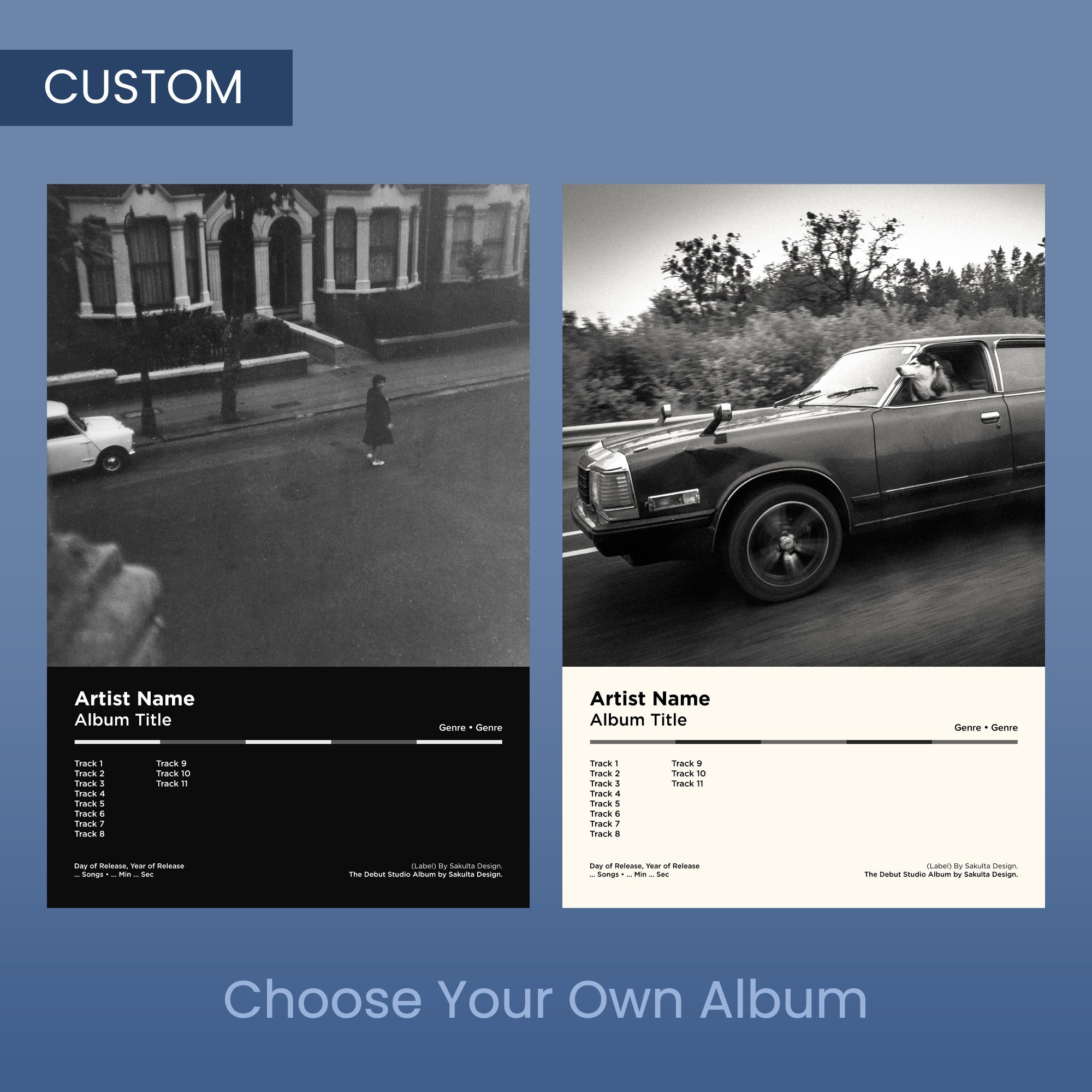 Custom Album Cover Poster / Choose Your Own Album / Album - Etsy