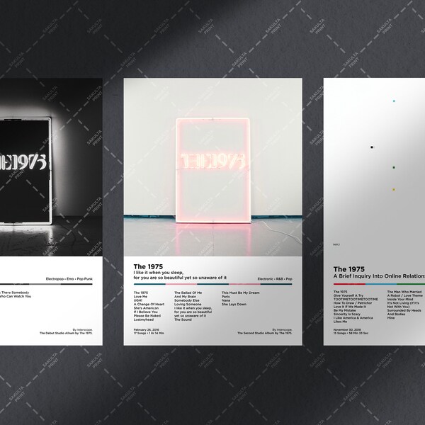 The 1975 Poster - Etsy