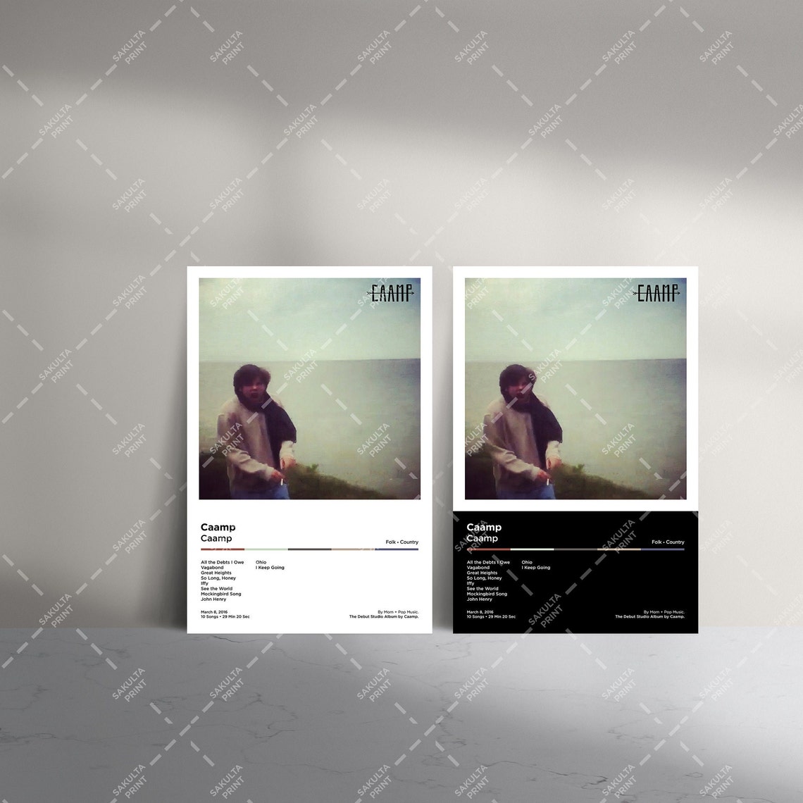 Caamp 3 Set Album Poster / Caamp Posters / Album Cover Poster / Music ...