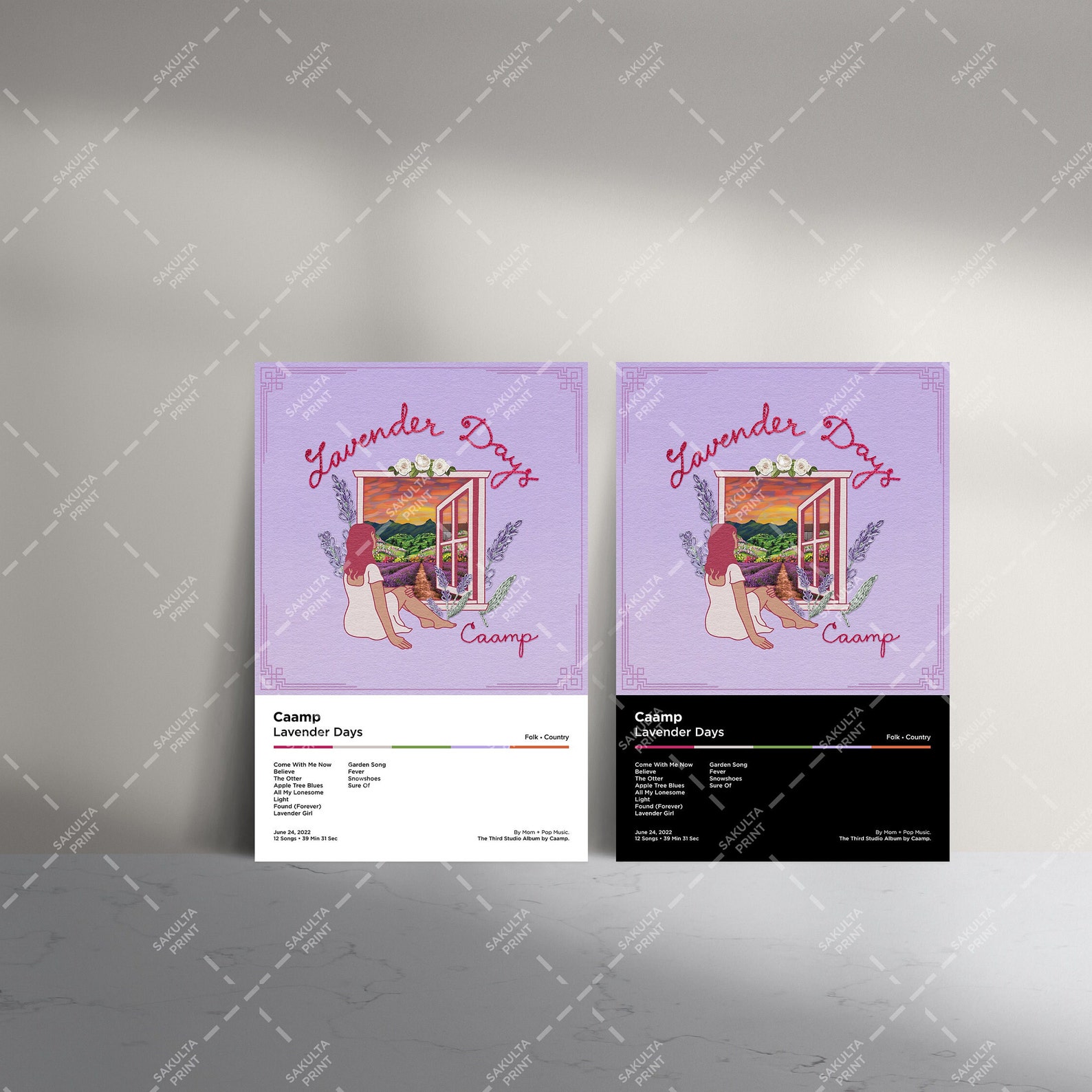 Caamp 3 Set Album Poster / Caamp Posters / Album Cover Poster / Music ...