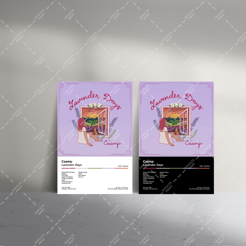 Caamp 3 Set Album Poster / Caamp Posters / Album Cover Poster / Music ...