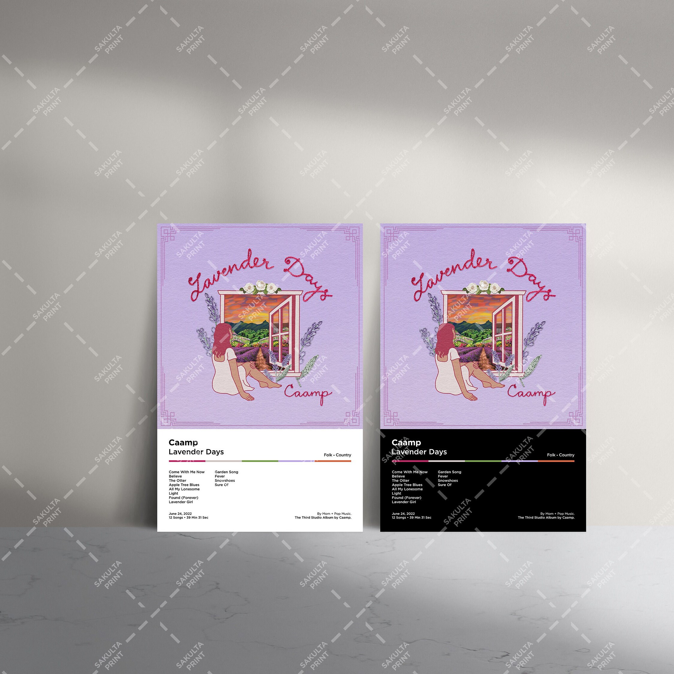 Caamp 3 Set Album Poster / Caamp Posters / Album Cover Poster / Music ...