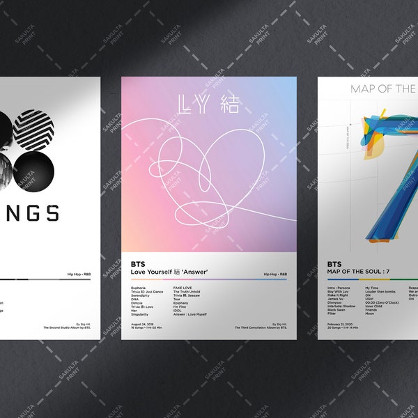 Bts Album Stickers - Etsy