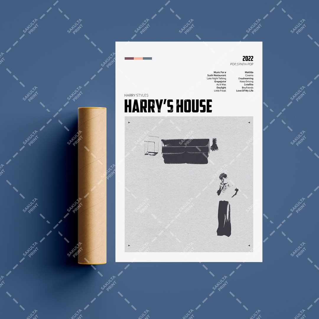 Harry Styles Harry's House Album Poster / Harry Styles - Etsy