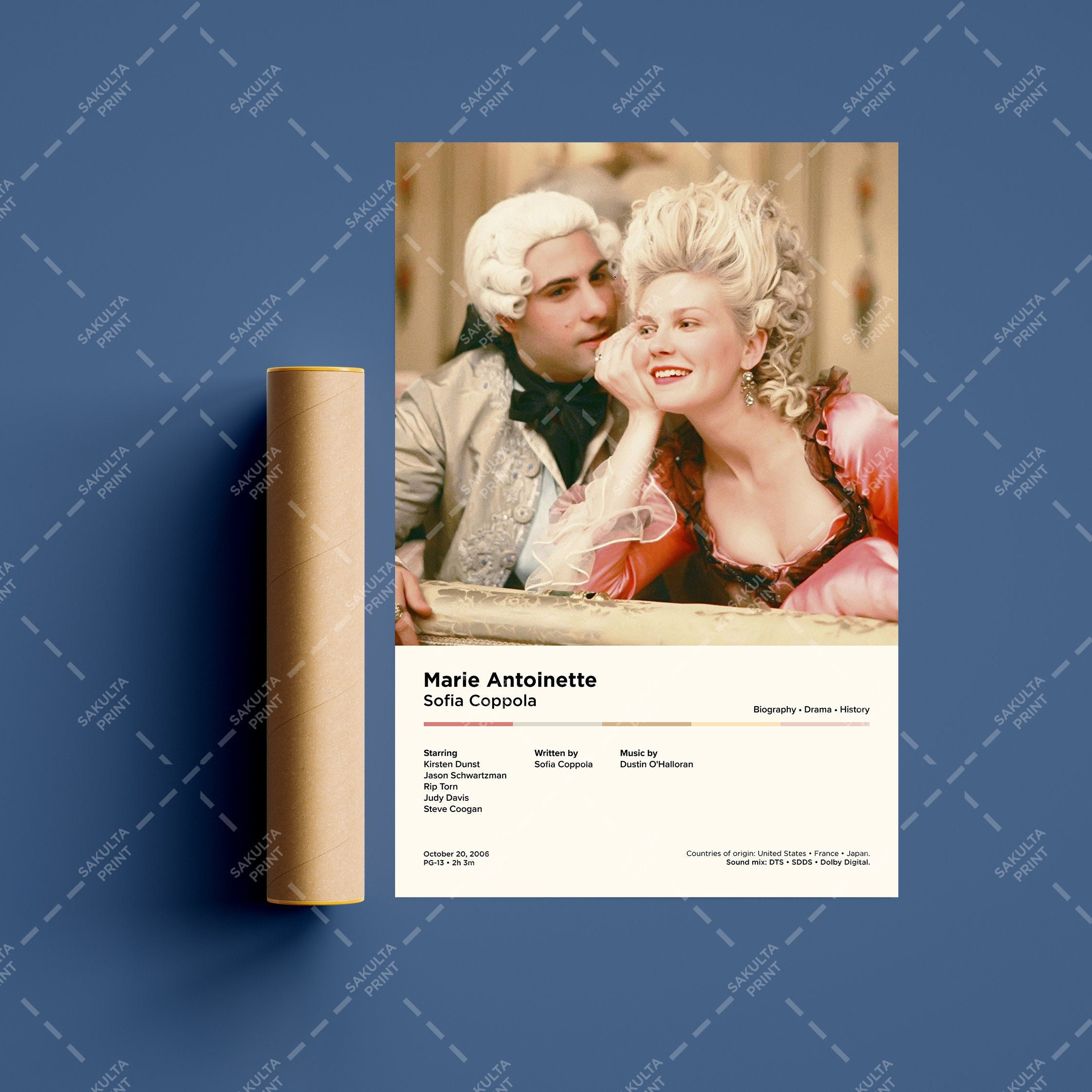 Marie Antoinette Movie Poster Font
