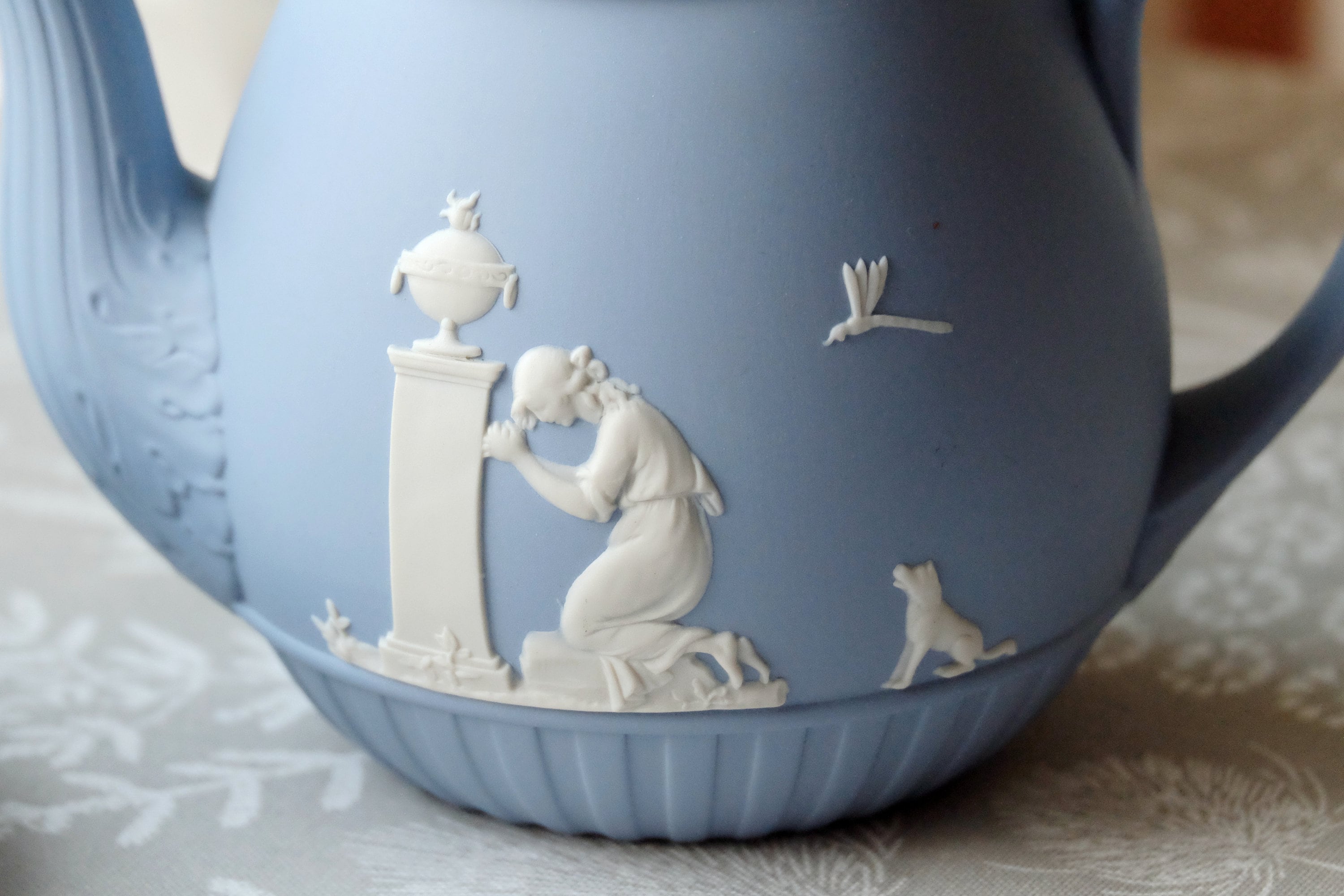 Wedgwood Blue Jasperware Teapot: the Lord Wedgwood Collection After an ...