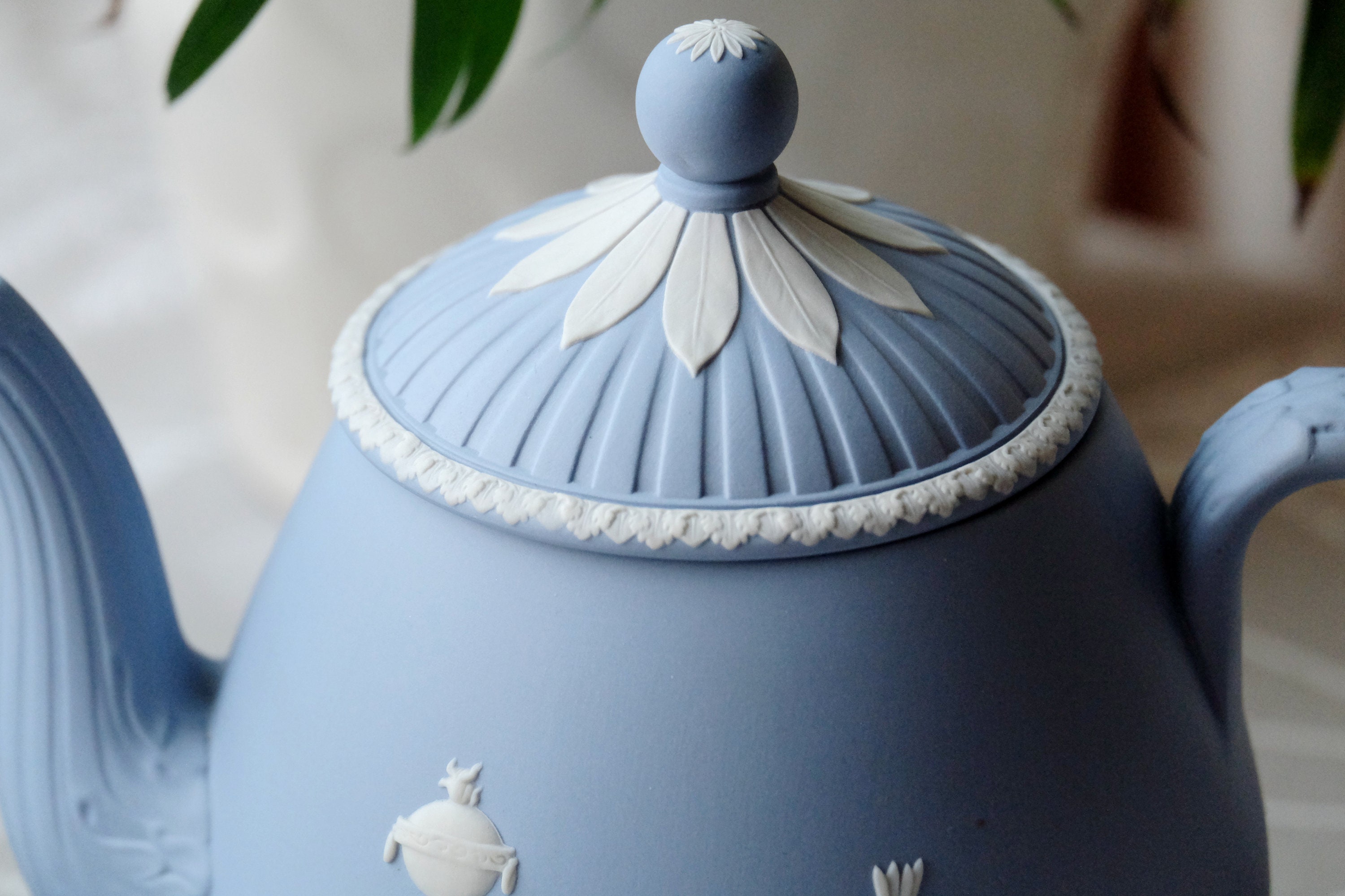 Wedgwood Blue Jasperware Teapot: the Lord Wedgwood Collection After an ...