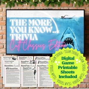 Team Trivia Digital Party Game | Cult Classics Edition | Google Slides ...