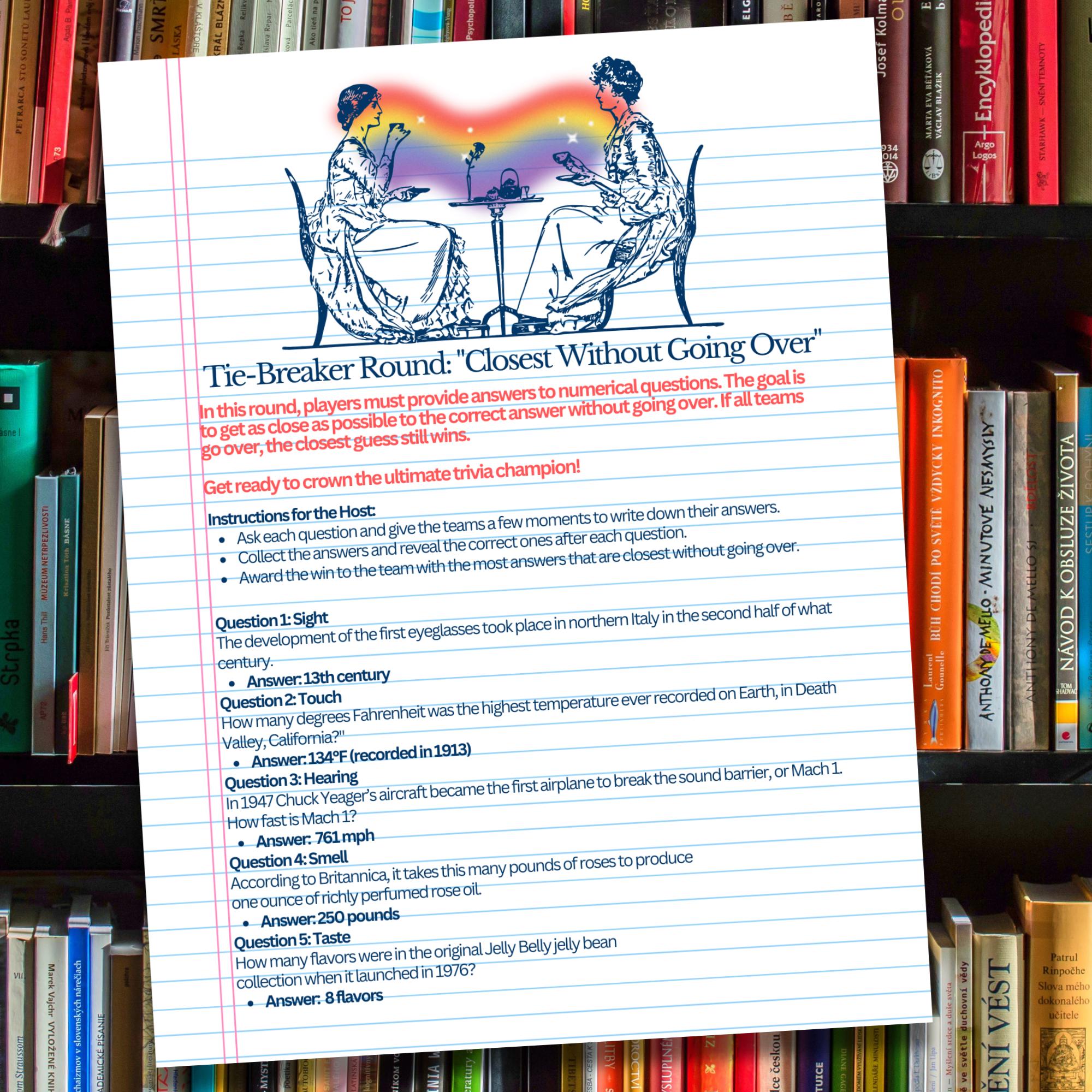 Editable Trivia Night Set - 5 Senses Theme - Google Slides + Powerpoint ...