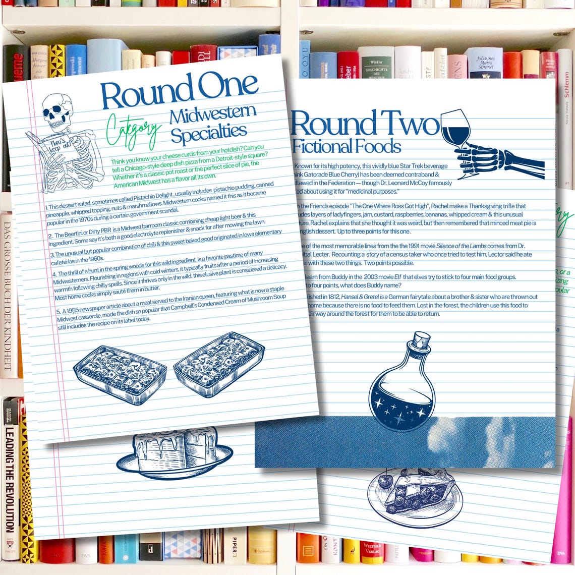 Editable Trivia Night Set - Food Theme - Google Slides + Powerpoint ...