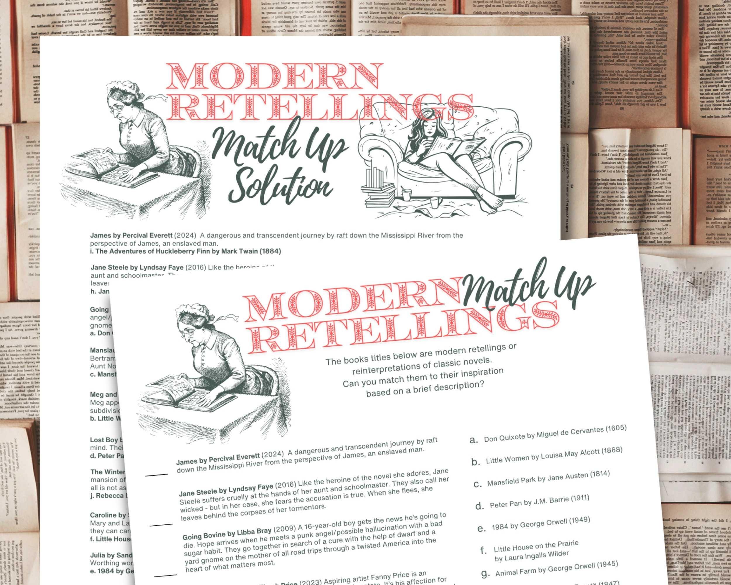 Book Lovers Activity Bundle - Great for Book Clubs - Includes 2 ...