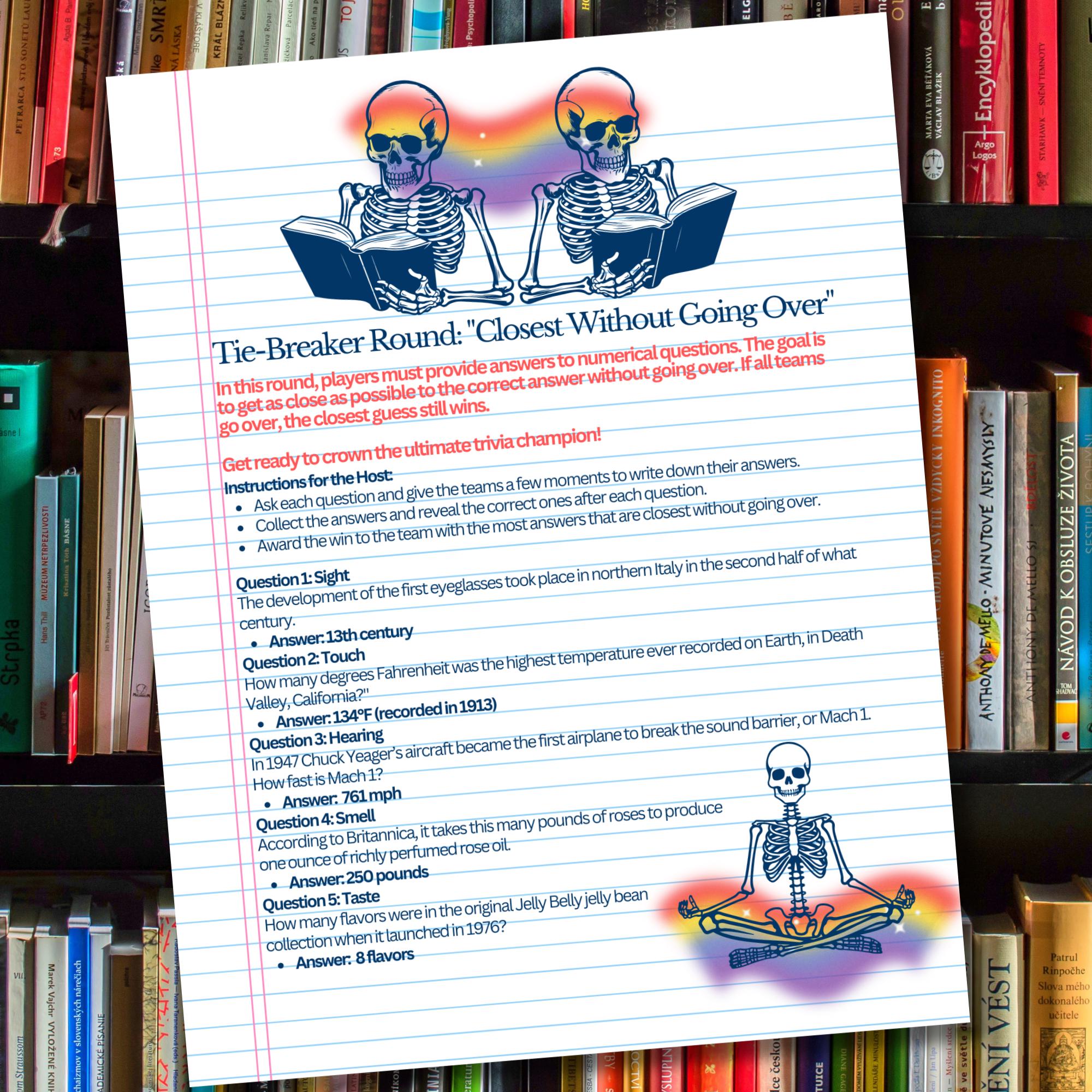 Editable Pub Trivia Set - 5 Senses Edition - Google Slides + Powerpoint ...