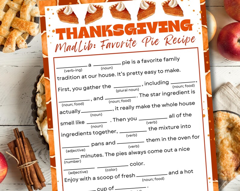 Thanksgiving Kids Table Activities - Teen & Tween Edition - Eight ...