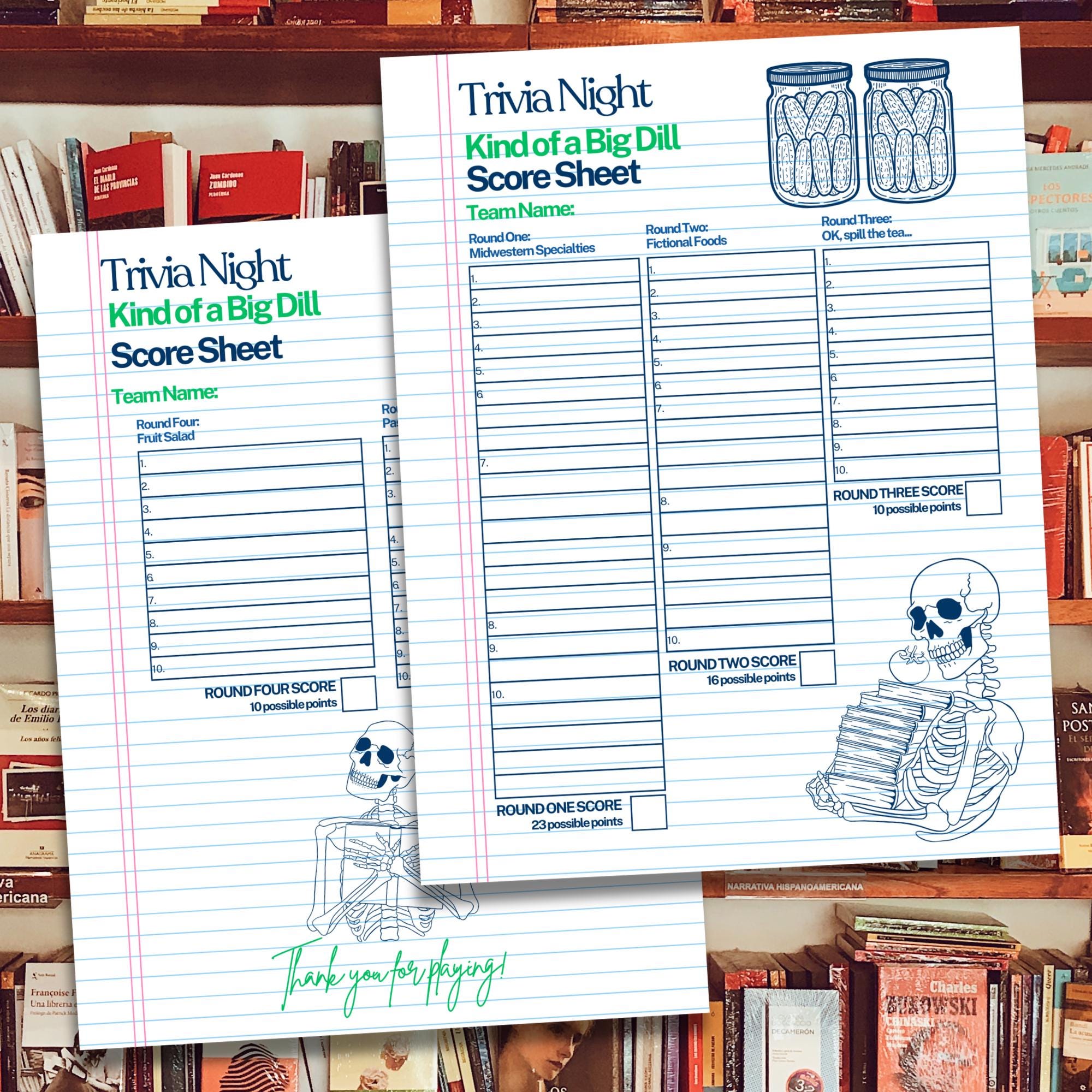 Editable Trivia Night Set - Food Theme - Google Slides + Powerpoint ...