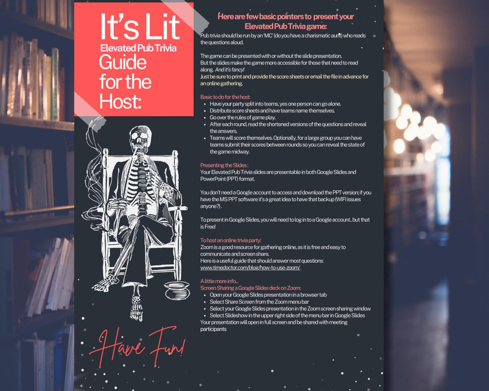 Elevated Pub Trivia - Instant Download - Google Slides + Powerpoint ...