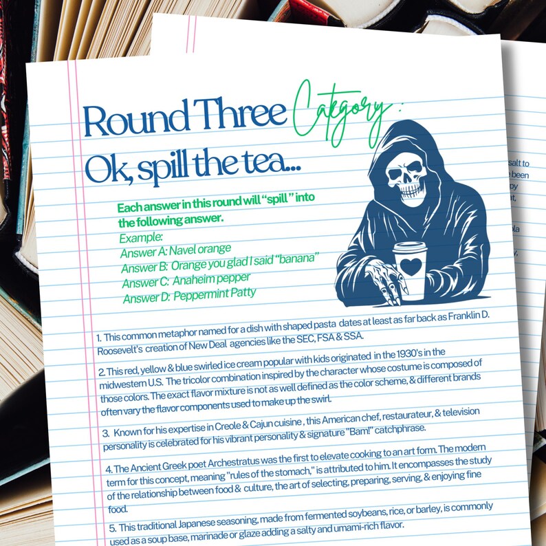 Editable Trivia Night Set - Food Theme - Google Slides + Powerpoint ...