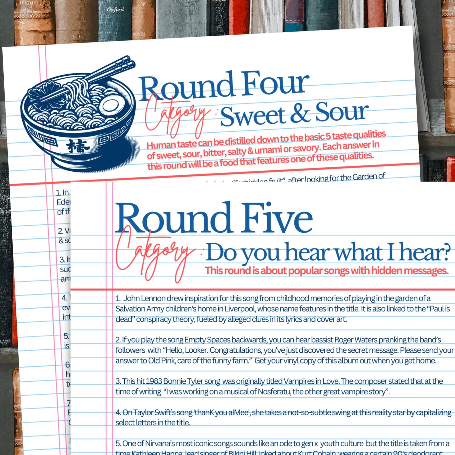 Editable Pub Trivia Set - 5 Senses Edition - Google Slides + Powerpoint ...