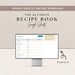 Recipe Book | Template Printable | Google Sheets | Cook Book Journal ...