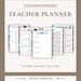 Teacher Planner 2024-2025, Printable Planner, Academic Planner ...