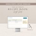 Recipe Book | Template Printable | Google Sheets | Cook Book Journal ...