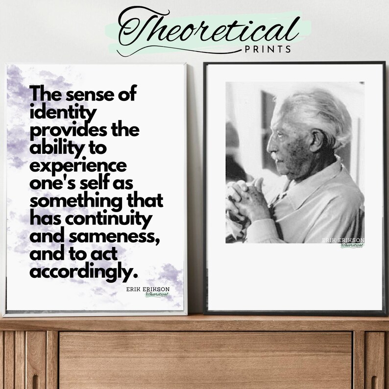 17 Erik Erikson Counselling Poster Therapy Psychology Decor ...