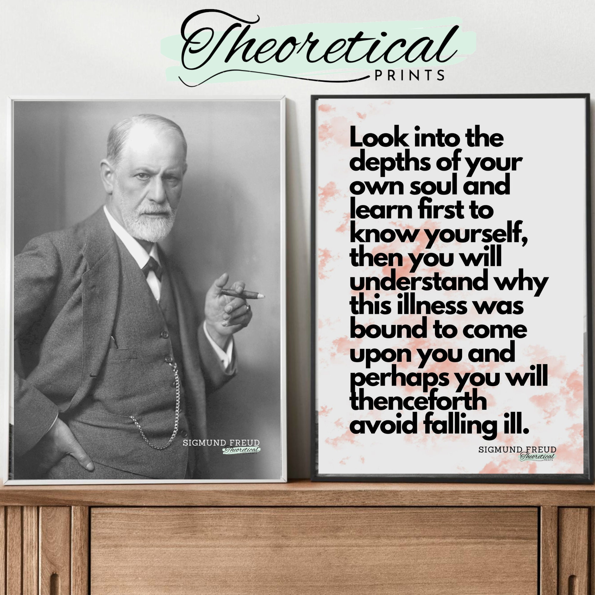 16 Sigmund Freud Counselling Poster Therapy Psychology Decor ...