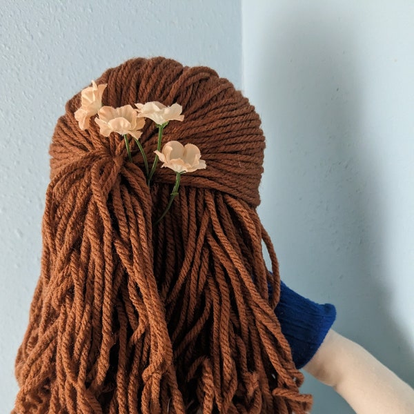 Blue Hair Doll Etsy