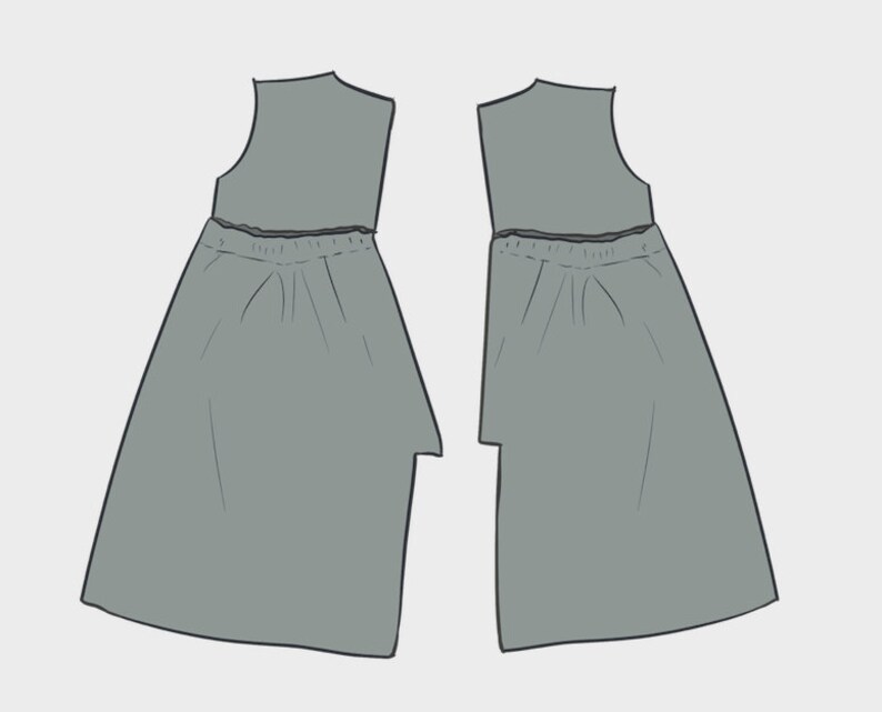 14" Doll Prairie Dress and Apron Pattern - Etsy