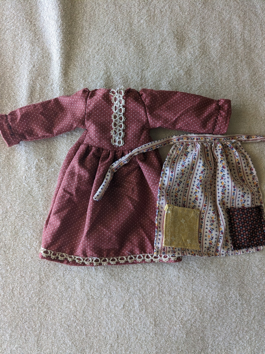 14" Doll Prairie Dress and Apron Pattern - Etsy