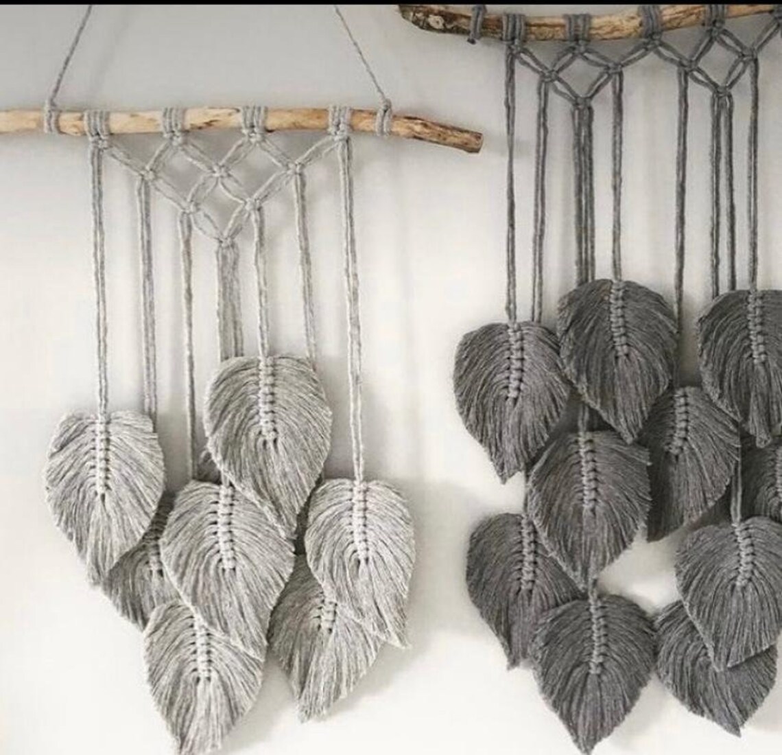 Macrame Leaf Wall Hanging, Colorful Wall Decor, Macrame Wall Hanging ...