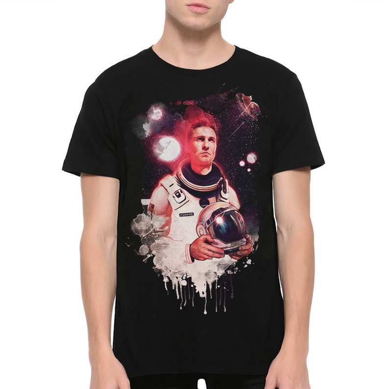 Interstellar Christopher Nolan Art T-shirt Men's - Etsy