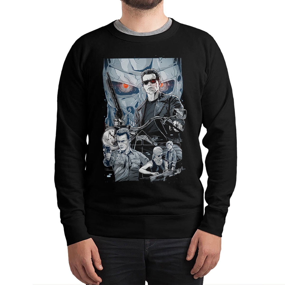 Terminator 2 Judgment Day Art Hoodie and Sweatshirt Unisex - Etsy