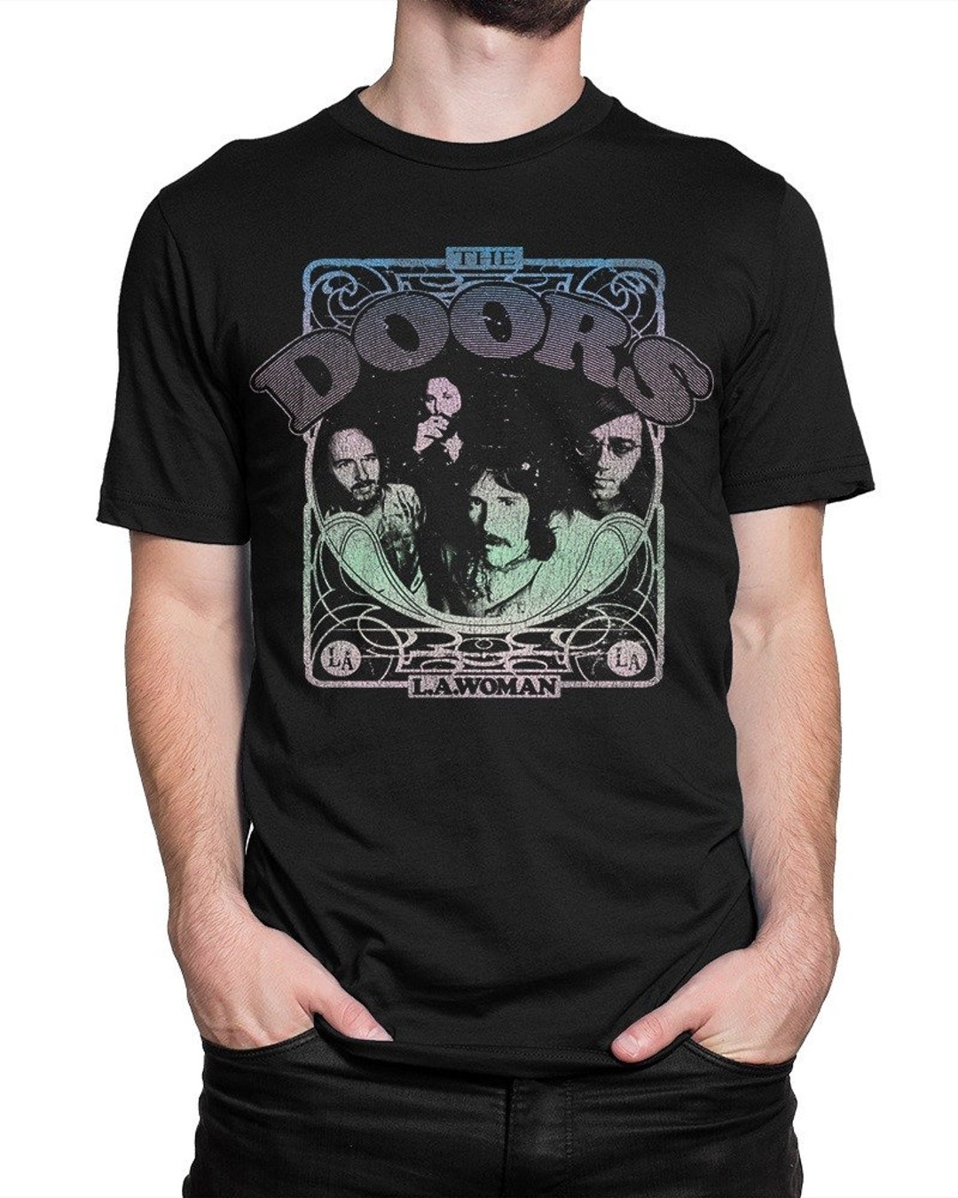 The Doors L.A. Woman T-shirt, Jim Morrison Shirt, Men's Women's Sizes ...