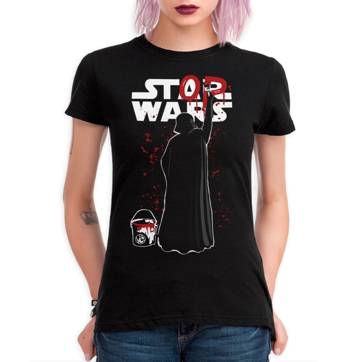 Darth Vader Stop Wars T-shirt, Men's Women's Sizes WAR-109889 - Etsy