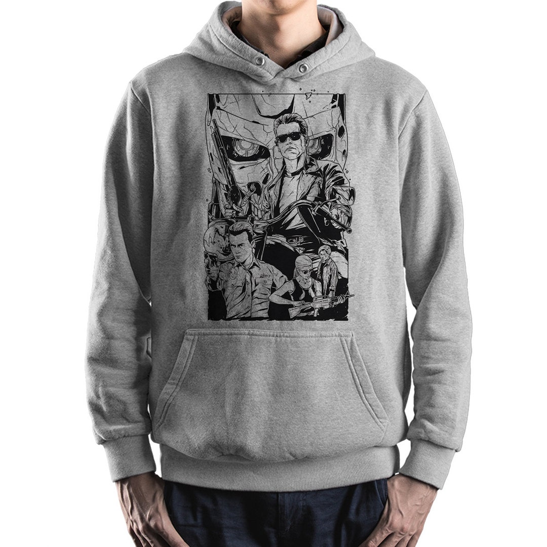 Terminator 2 Judgment Day Graphic Hoodie and Sweatshirt, Unisex Sizes ...