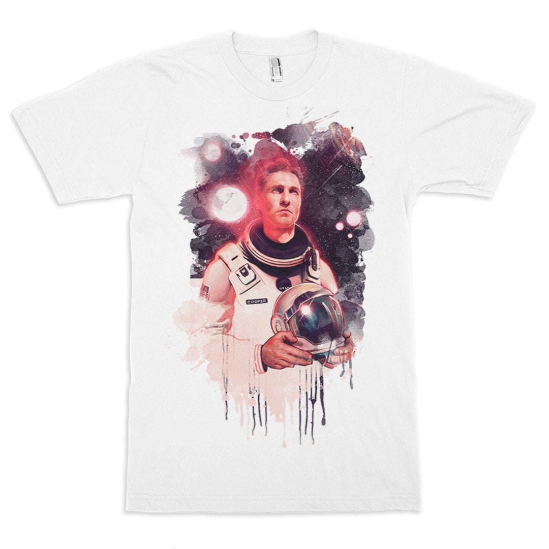 Interstellar Christopher Nolan Art T-shirt, Men's Women's Sizes wtb-045 ...