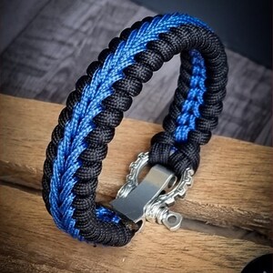 Personalized Stitched Paracord Bracelet – Adjustable Tribal Shackle - Etsy