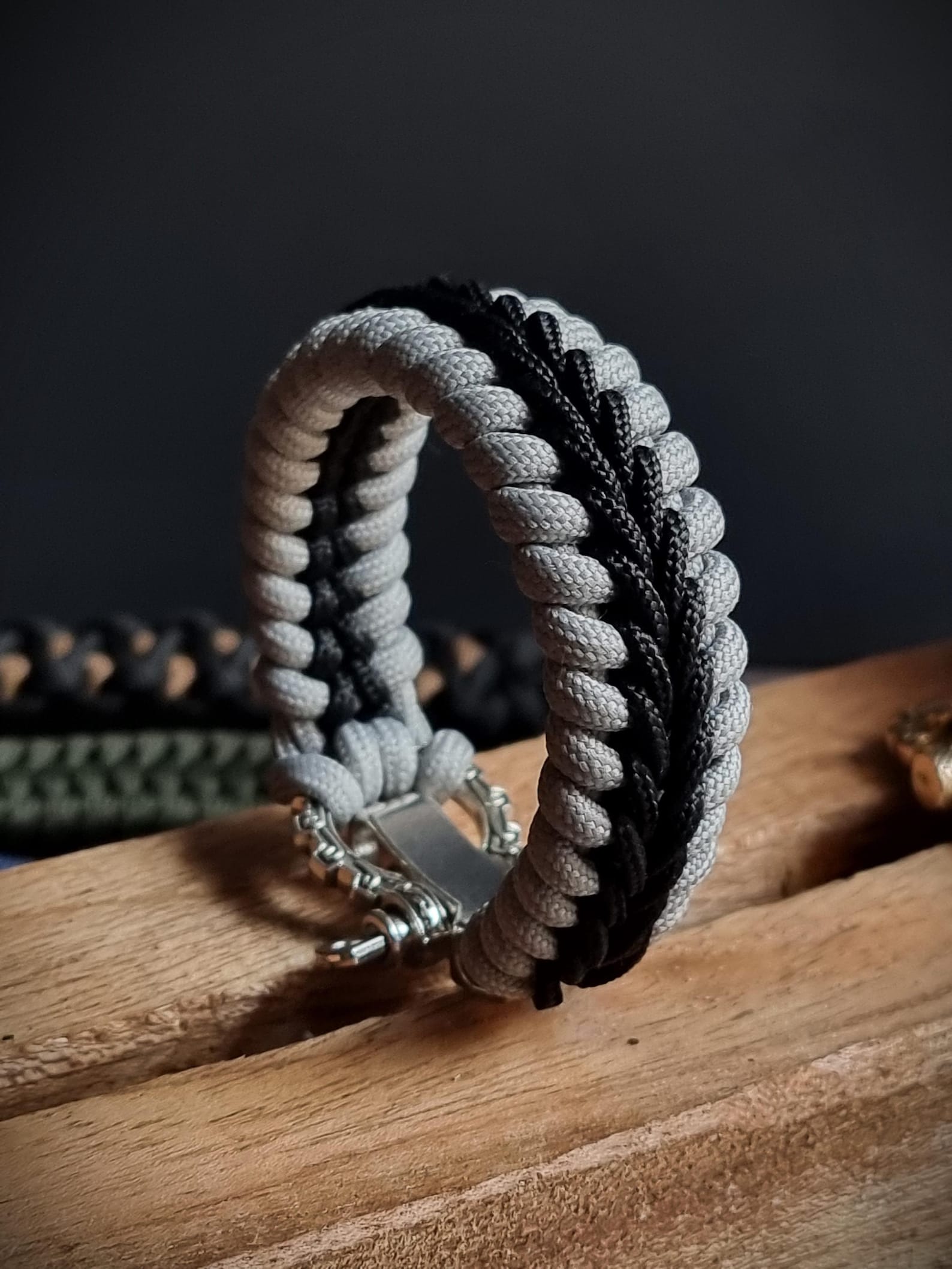 Personalized Stitched Paracord Bracelet – Adjustable Tribal Shackle - Etsy