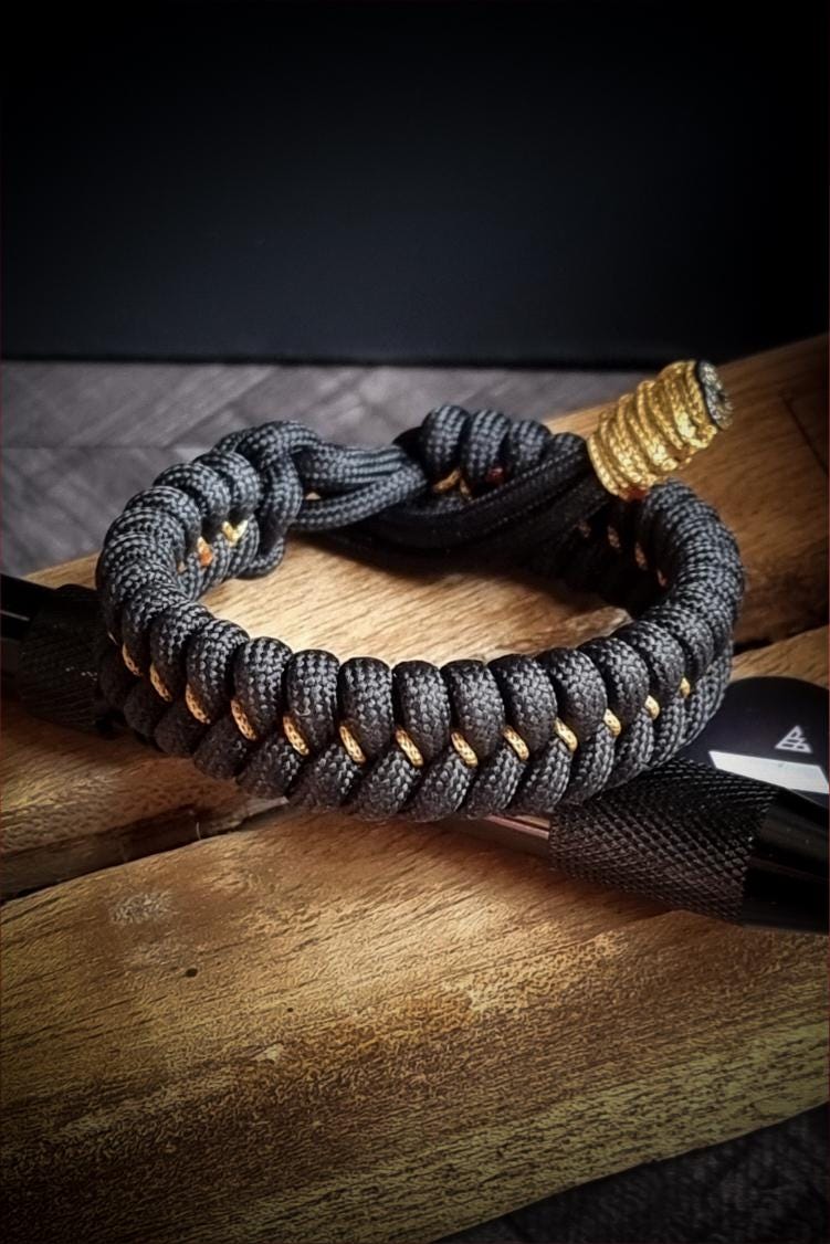 Premium Personalized Handmade Stitched Paracord Bracelet With Elegant ...