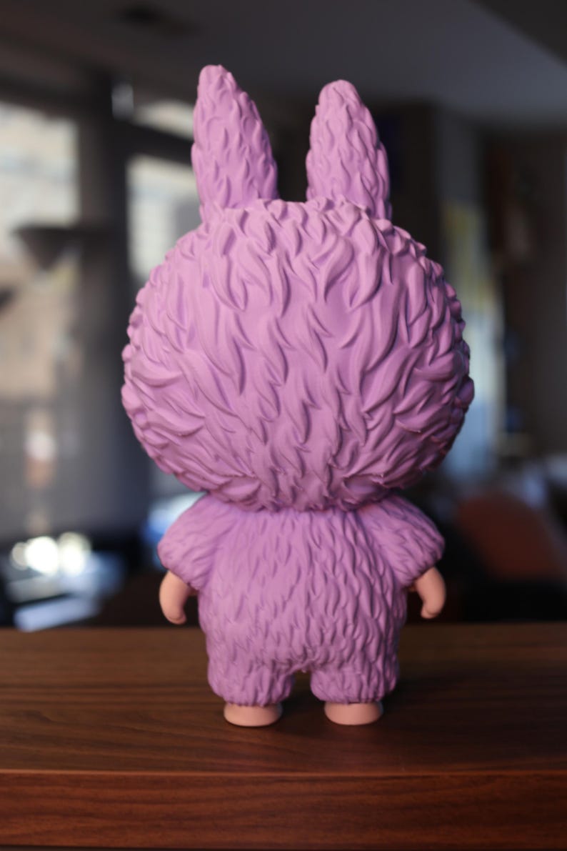 Labubu 9.5” Tall 3D Printed Matte Lilac - Etsy