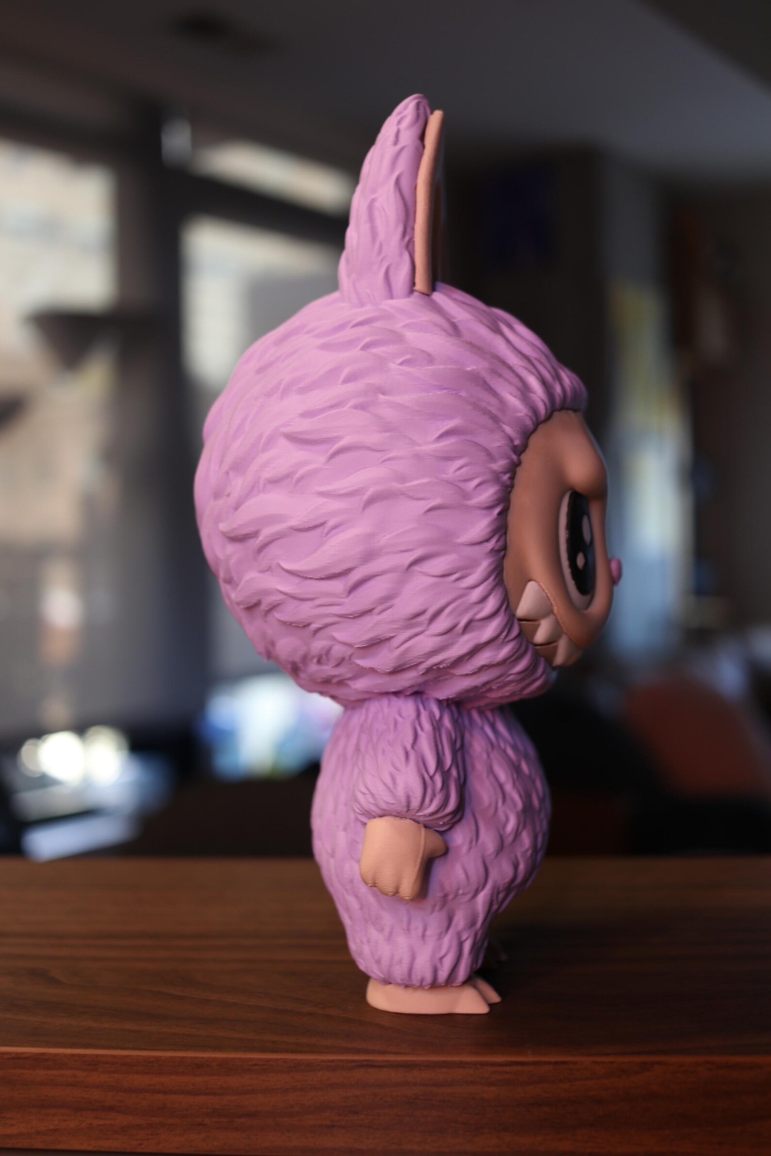 Labubu 9.5” Tall 3D Printed Matte Lilac - Etsy
