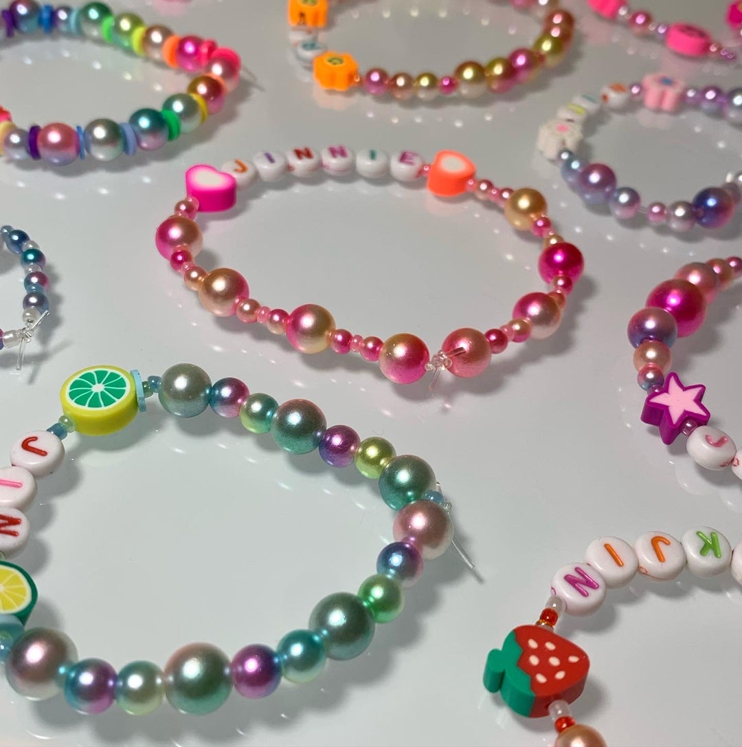 Custom Kpop Inspired Bracelets & Rings Bts Nct Txt Exo Red Velvet Girls ...