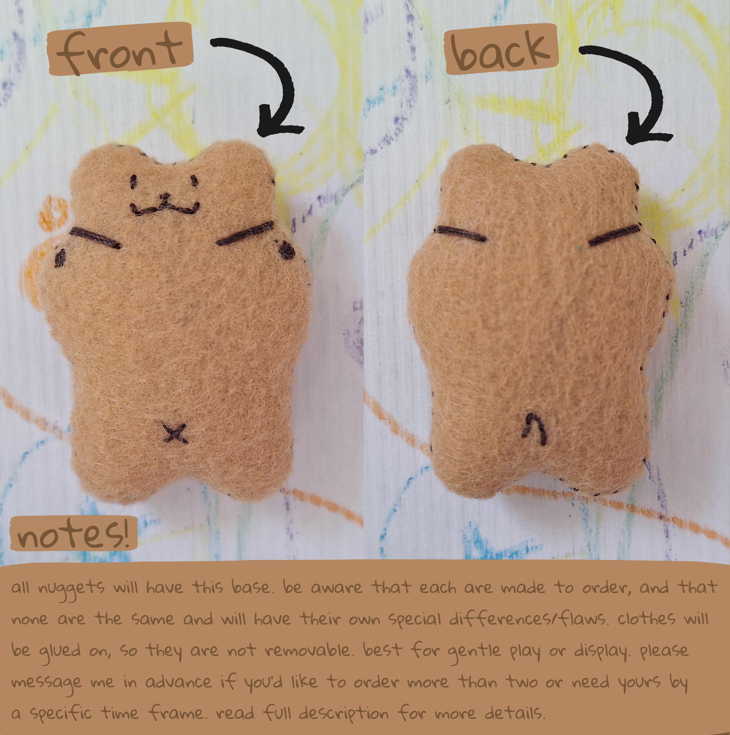 Nugget! - a Tiny Stuffed Bear Friend :] | Plushie, Felt Plushie ...